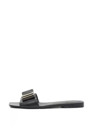 FERRAGAMO Lyana Bow-detail Flat Sandals