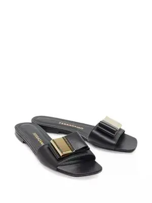 FERRAGAMO Lyana Bow-detail Flat Sandals