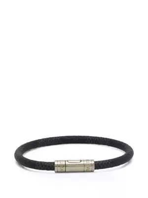 LOUIS VUITTON Keep It Damier Graphite Bracelet - Silver
