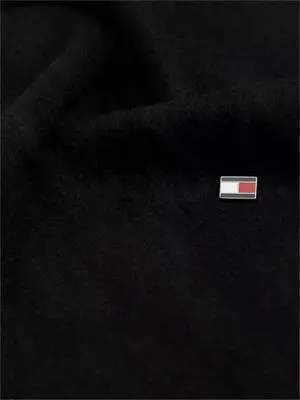 Tommy Hilfiger Logo-plaque Fringed Scarf