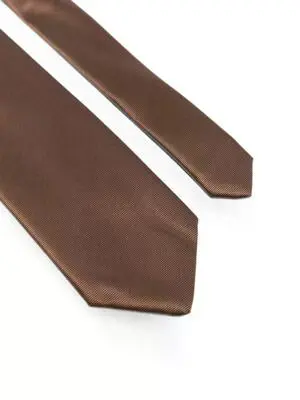 SAPIO Satin-finish Tie - Brown