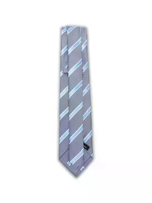 SAPIO Striped Textured Neck Tie - Blue