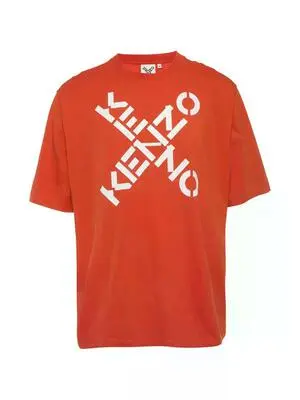 Kenzo Logo-print T-shirt - Orange