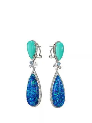 ANABELA CHAN Opal Papillon Multi-stones Earrings
