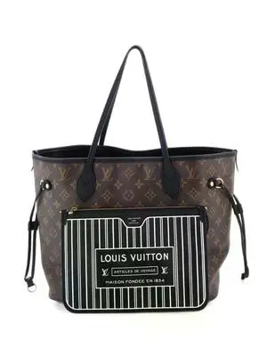 LOUIS VUITTON Neverfull Inside Out Monogram Canvas And Leather Mm Tote Bag