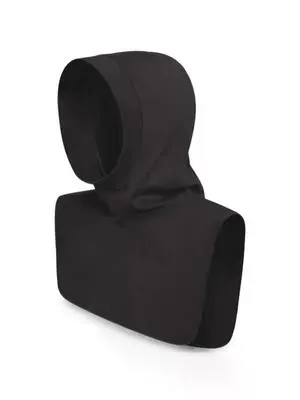 MUZARADI Logo-patch Bib Hood - Black