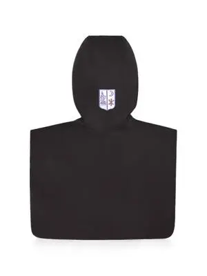 MUZARADI Logo Patch Bib Hood - Black