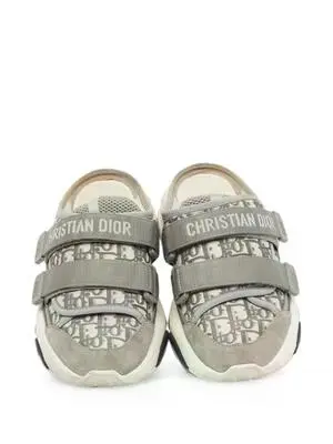 Dior D-wander Monogram-pattern Mules - Grey
