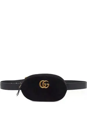 Gucci Gg Marmont Matelassé Belt Bag - Black
