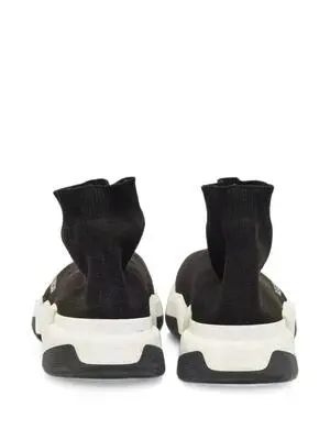 Balenciaga Speed Knitted High-top Sneakers - Black