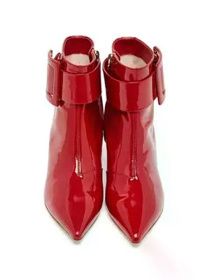 ROGER VIVIER Patent Leather Ankle Boots