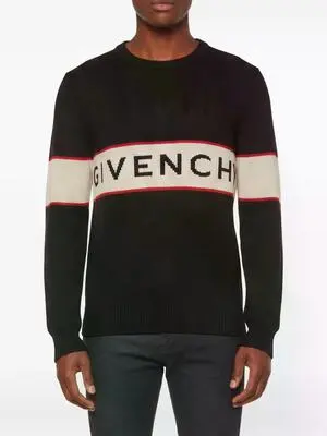 Givenchy Logo Intarsia Wool Sweater