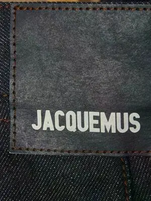 Jacquemus Le De Nîmes Bordado Straight-leg Jeans