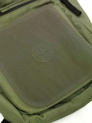 Stone Island Logo-patch Panelled Backpack