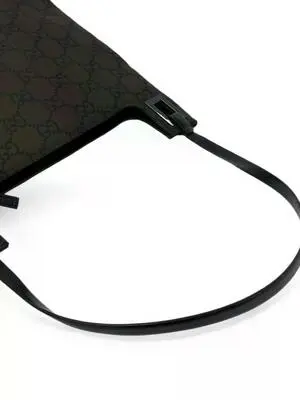 Gucci 20th Century Gg Nylon Shoulder Bag - Brown