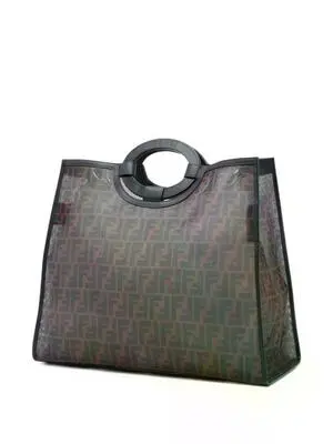Fendi Ff Mesh Shopper Tote