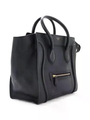 Celine Luggage Bag Smooth Leather Mini Tote Bag
