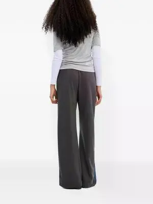 Munthe Vexation Logo-embroidered Side-stripe Track Pants