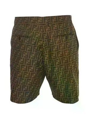 Fendi Ff Monogram Jacquard Shorts