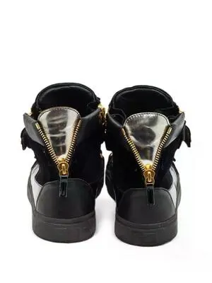 GIUSEPPE ZANOTTI Coby Metallic Strap Sneakers