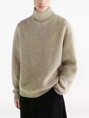 LEMAIRE High-neck Sweater In Yak Alpaca