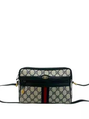 Gucci 2000-2015 Gg Supreme Interlocking G Web Crossbody Bag - Neutrals