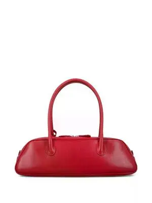 Magda Butrym Brigitte Trapeze Leather Tote Bag With Rose Detail