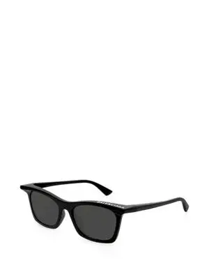 Balenciaga Logo-detail Rectangle-frame Sunglasses
