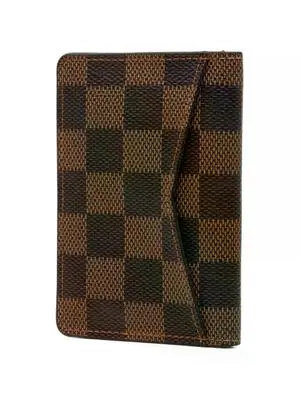 LOUIS VUITTON 2000-2026 Damier Ebene Pocket Organizer Card Holder