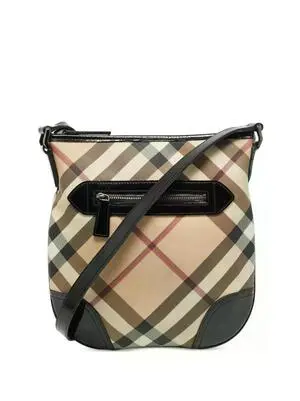 Burberry Dryden Supernova Check Shoulder Bag - Neutrals