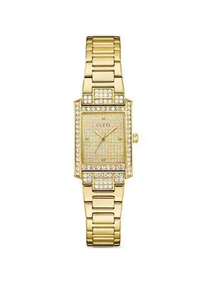 Guess Crystal-embellished 23mm Watch - Gold