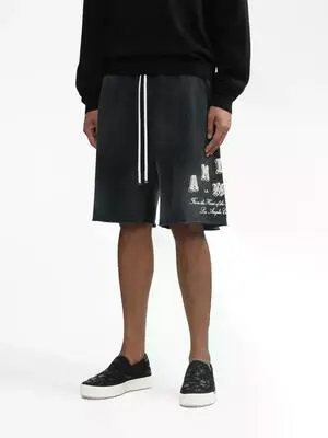 Amiri Vintage Collegiate Cotton Track Shorts