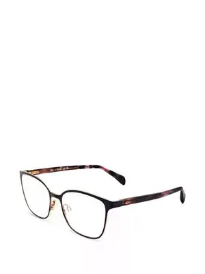 Rag & Bone Geometric Frame Eyeglasses - Black