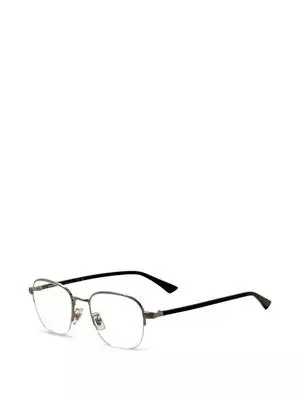 Montblanc Geometric-frame Glasses - Silver