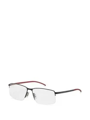 Porsche Design Rectangle-frame Glasses - Black