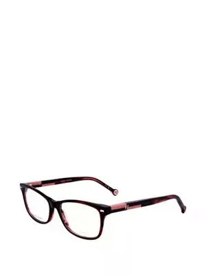 Carolina Herrera Rectangle-frame Glasses - Red