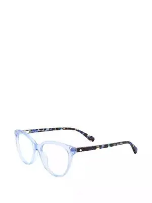 Kate Spade New York Tortoiseshell-effect Cat-eye Eyeglasses - Blue
