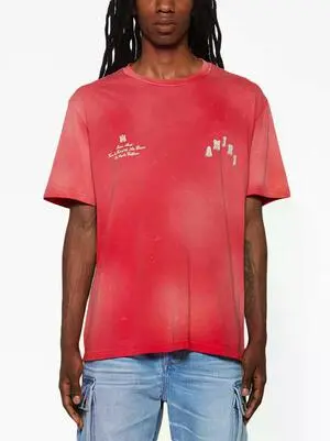 Amiri Vintage Collegiate Logo-print T-shirt