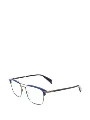 Rag & Bone Browline-frame Glasses - Blue