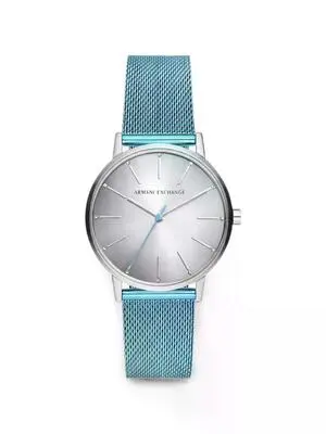 Armani Exchange Mesh-strap 36mm Watch - Silver