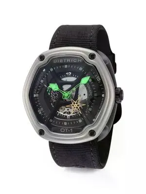DIETRICH Organic Time 46mm Watch - Black