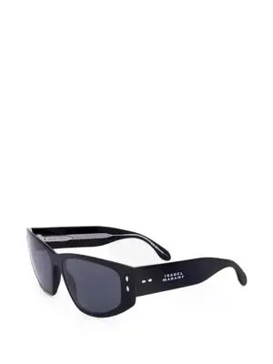 Isabel Marant Étoile Logo-print Rectangle-frame Sunglasses