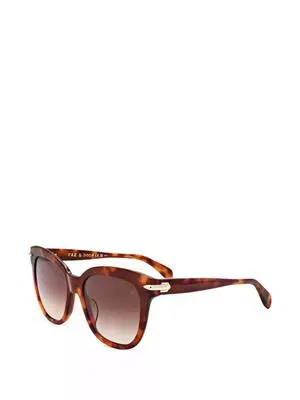 Rag & Bone Havana Cat-eye Sunglasses - Brown