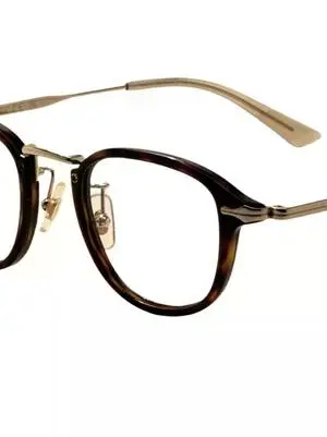 Montblanc Round-frame Glasses - Brown