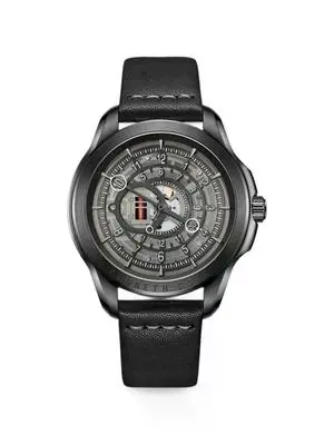 KENNETH COLE Skeleton 44mm Watch - Grey