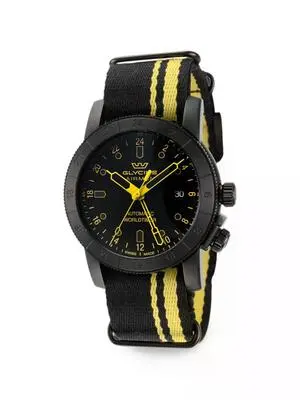 GLYCINE Airman Contemporary 42mm Watch - Black