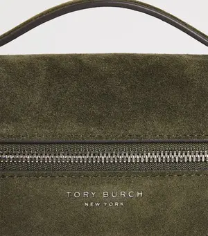 Tory Burch Romy Suede Clutch Bag