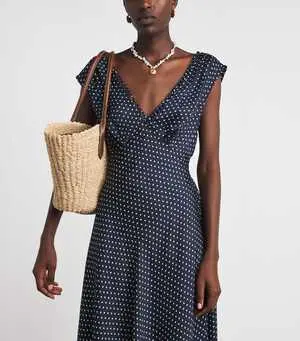 DÔEN Silk-blend Tahlia Mini Dress