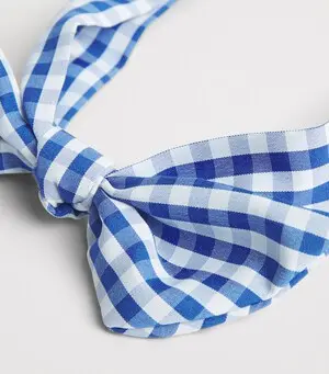ROCKAHULA Gingham Tie Headband