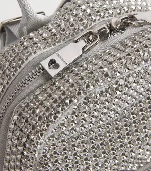 Monnalisa Rhinestone Backpack - Grey